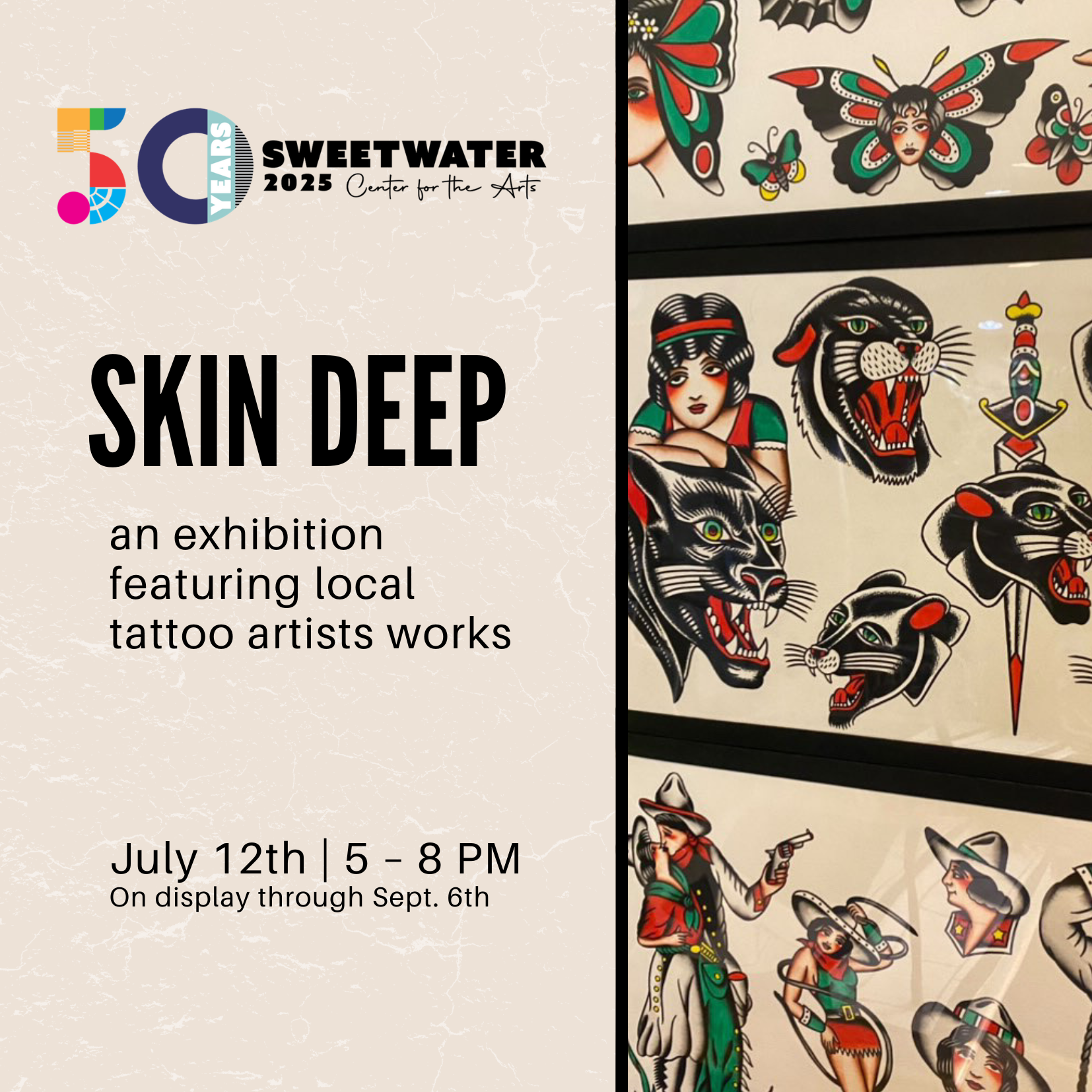 Skin Deep: A Tattoo Exhibition | Sweetwater Center for the Arts